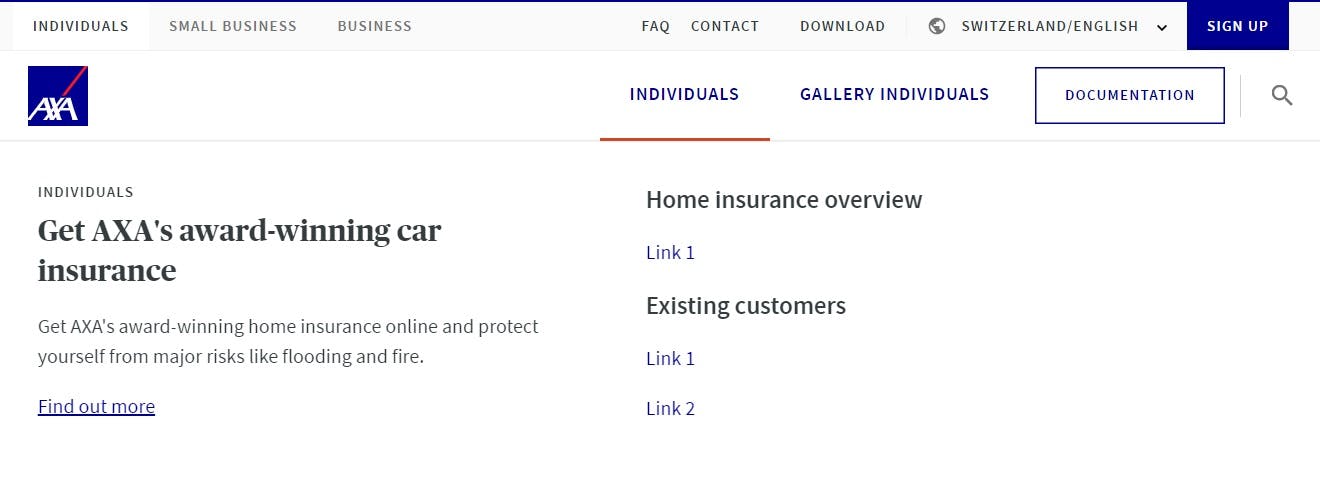 AXA Design System Website